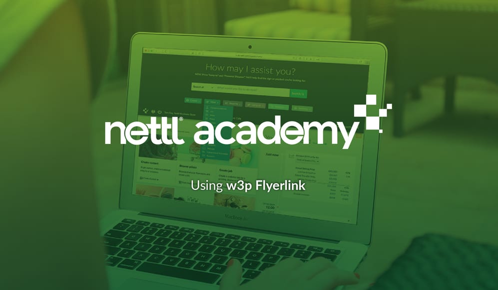 Using w3p Flyerlink - Nettl Academy